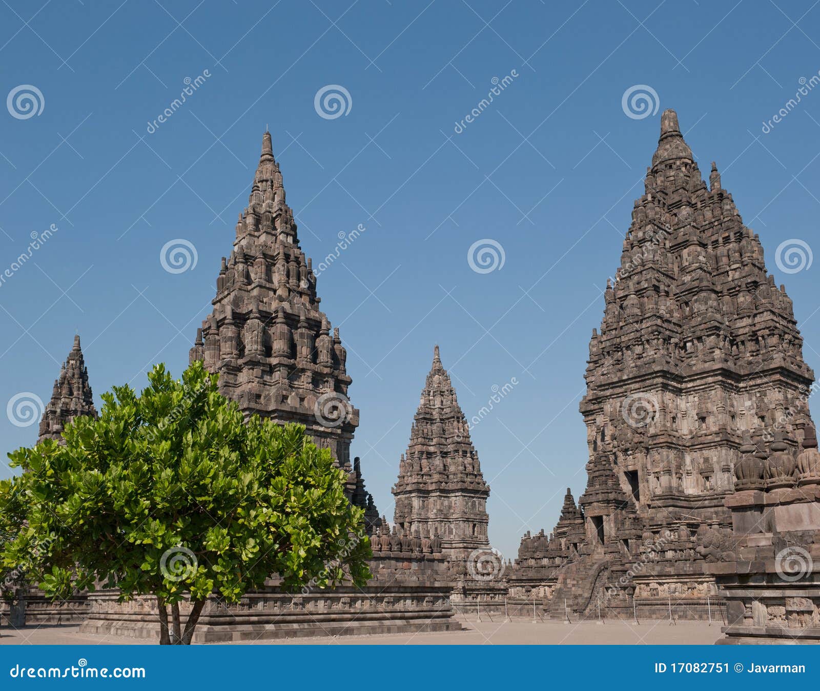 Prambanan Tempel, Java, Indonesien Stockbild - Bild von buddhismus ...