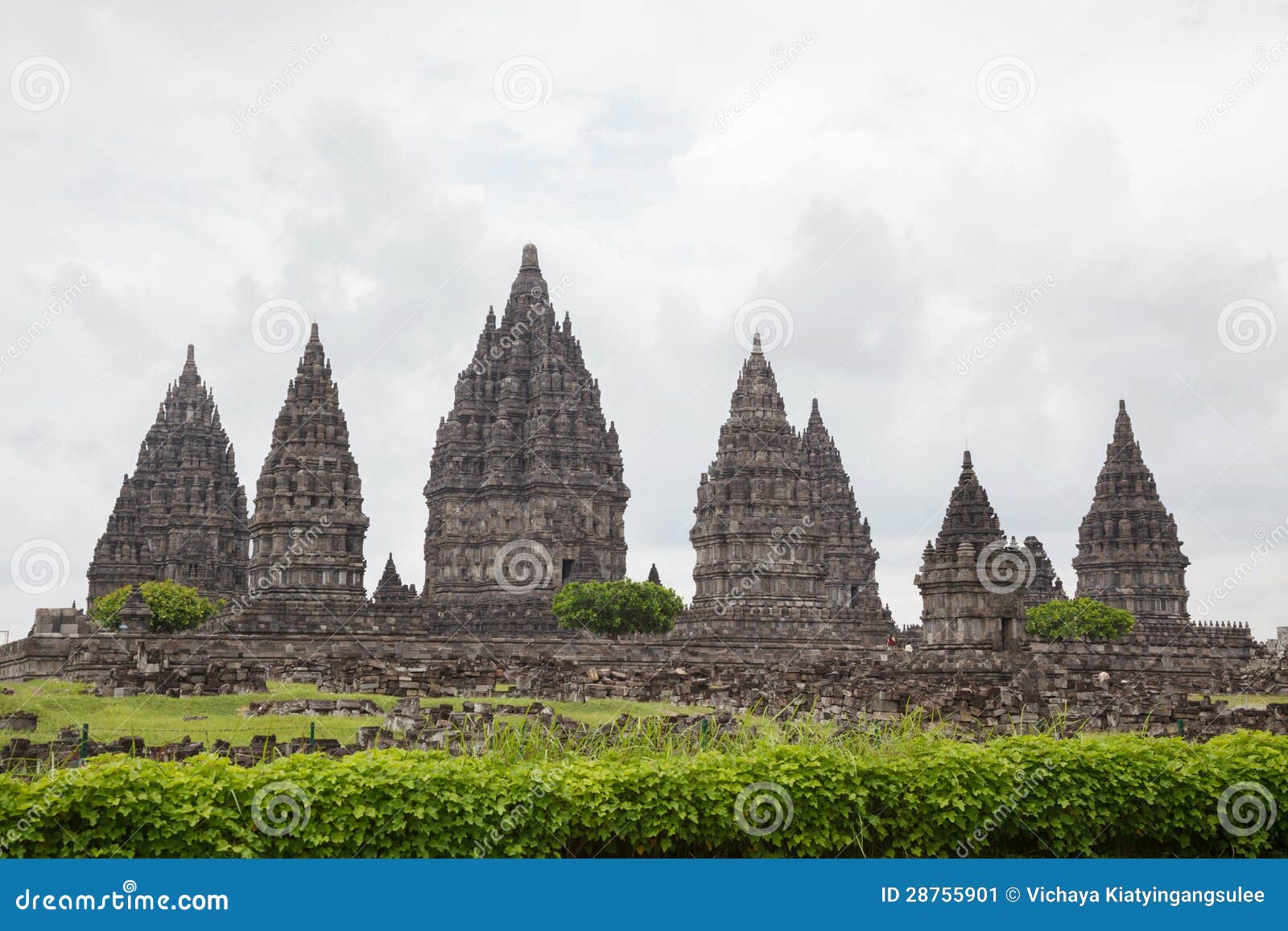 Prambanan Tempel-Ruine, Yogyakarta, Java, Indonesien Stockbild - Bild ...