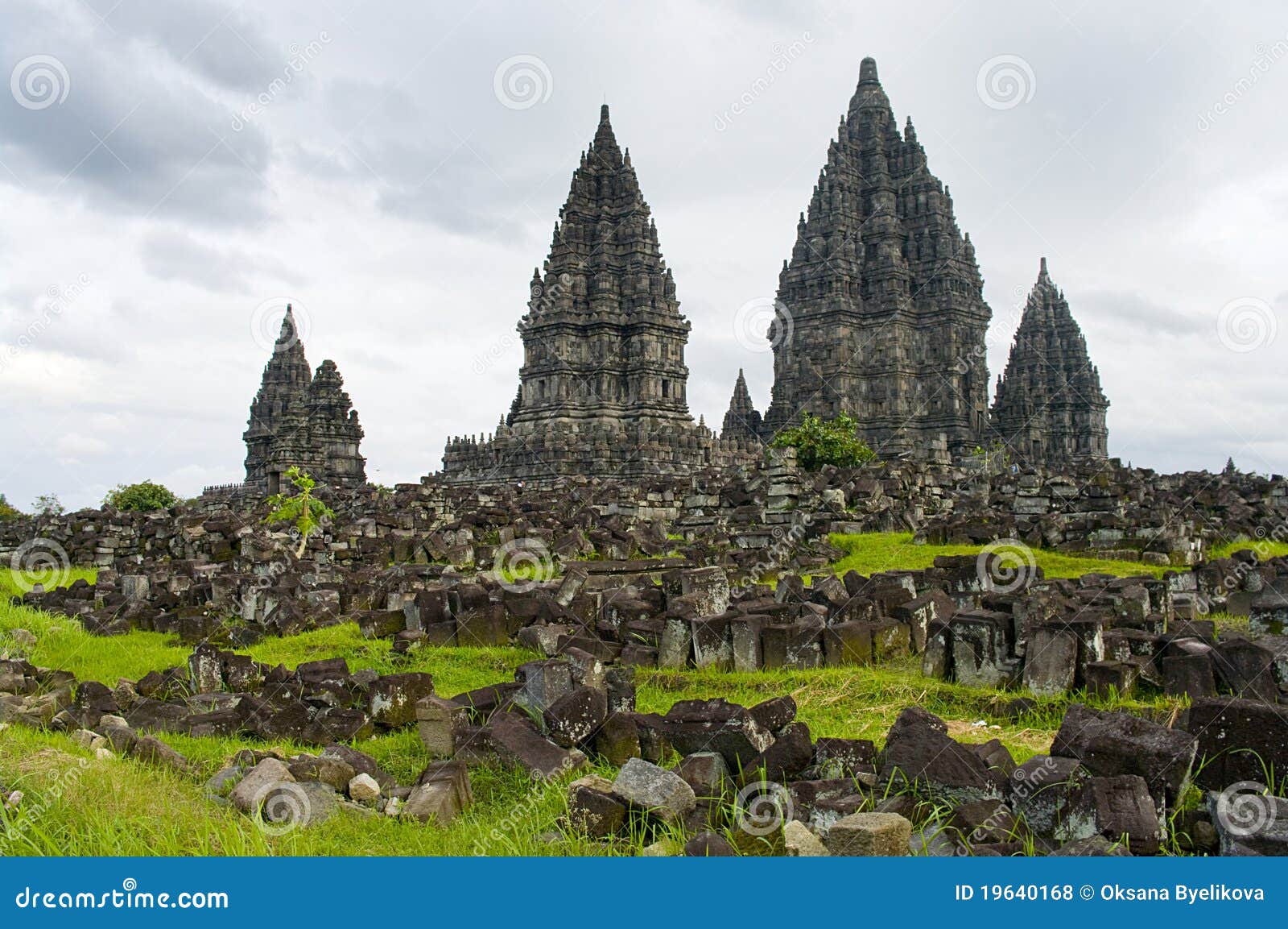 Prambanan Tempel. Yogyakarta, Java, Indonesien Stockfoto - Bild von ...
