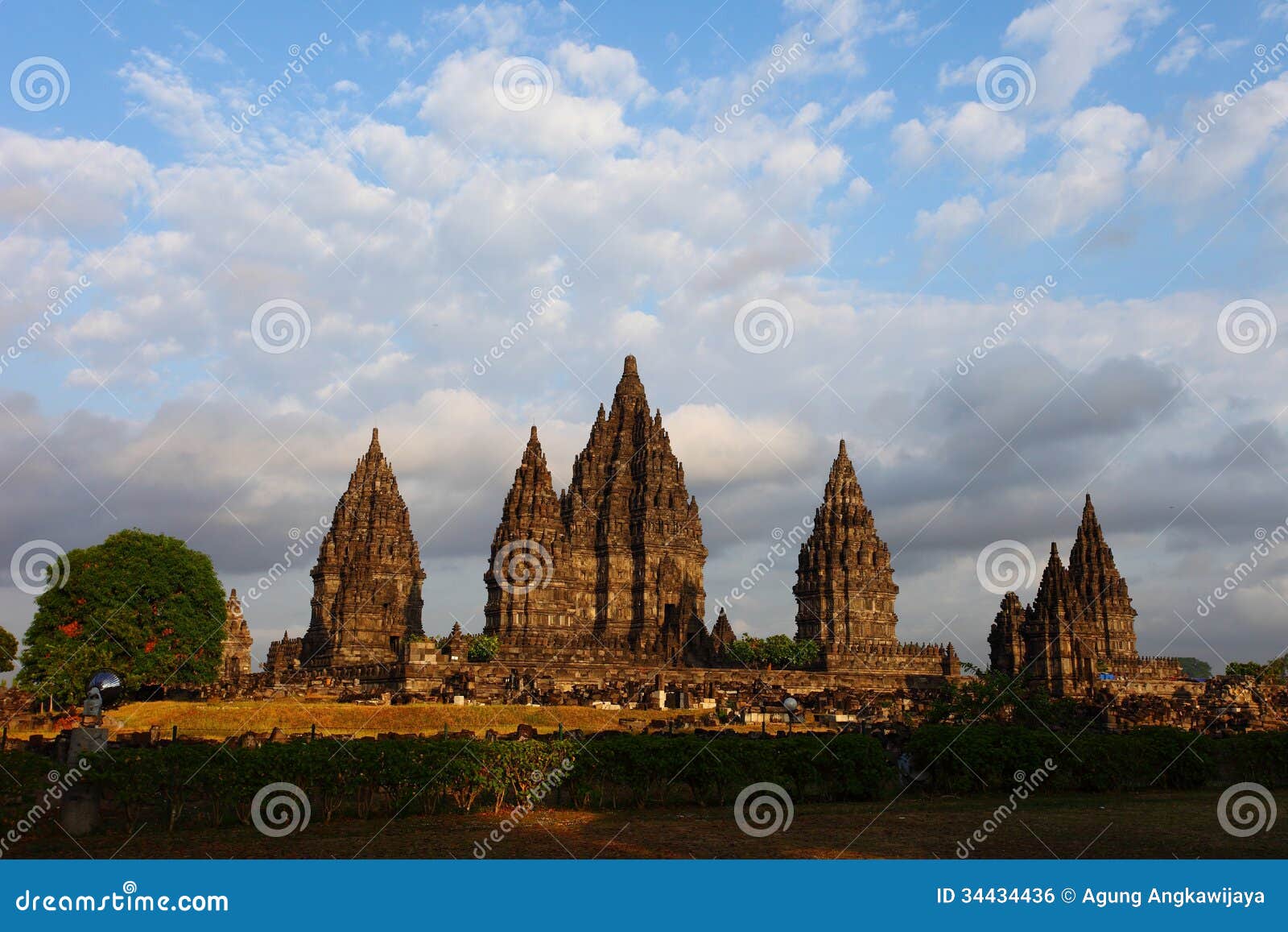 Prambanan Temple Complex stock photo. Image of large - 34434436