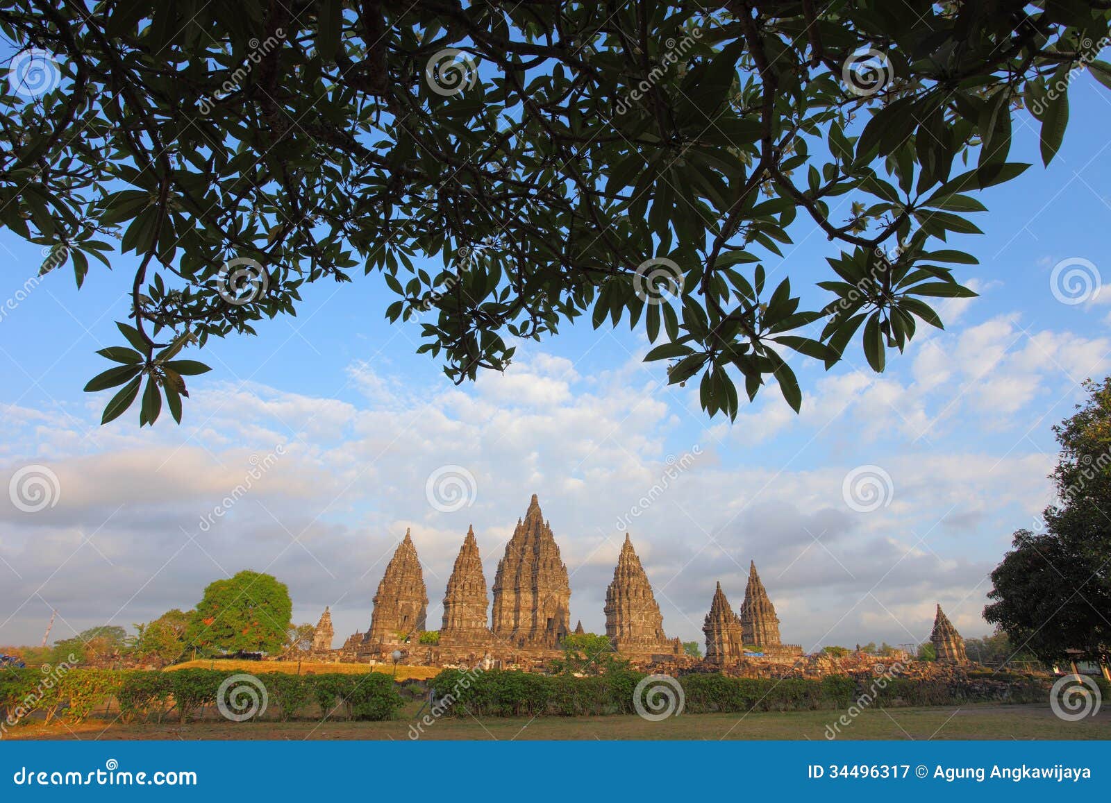 Prambanan Temple Complex stock image. Image of candi - 34496317