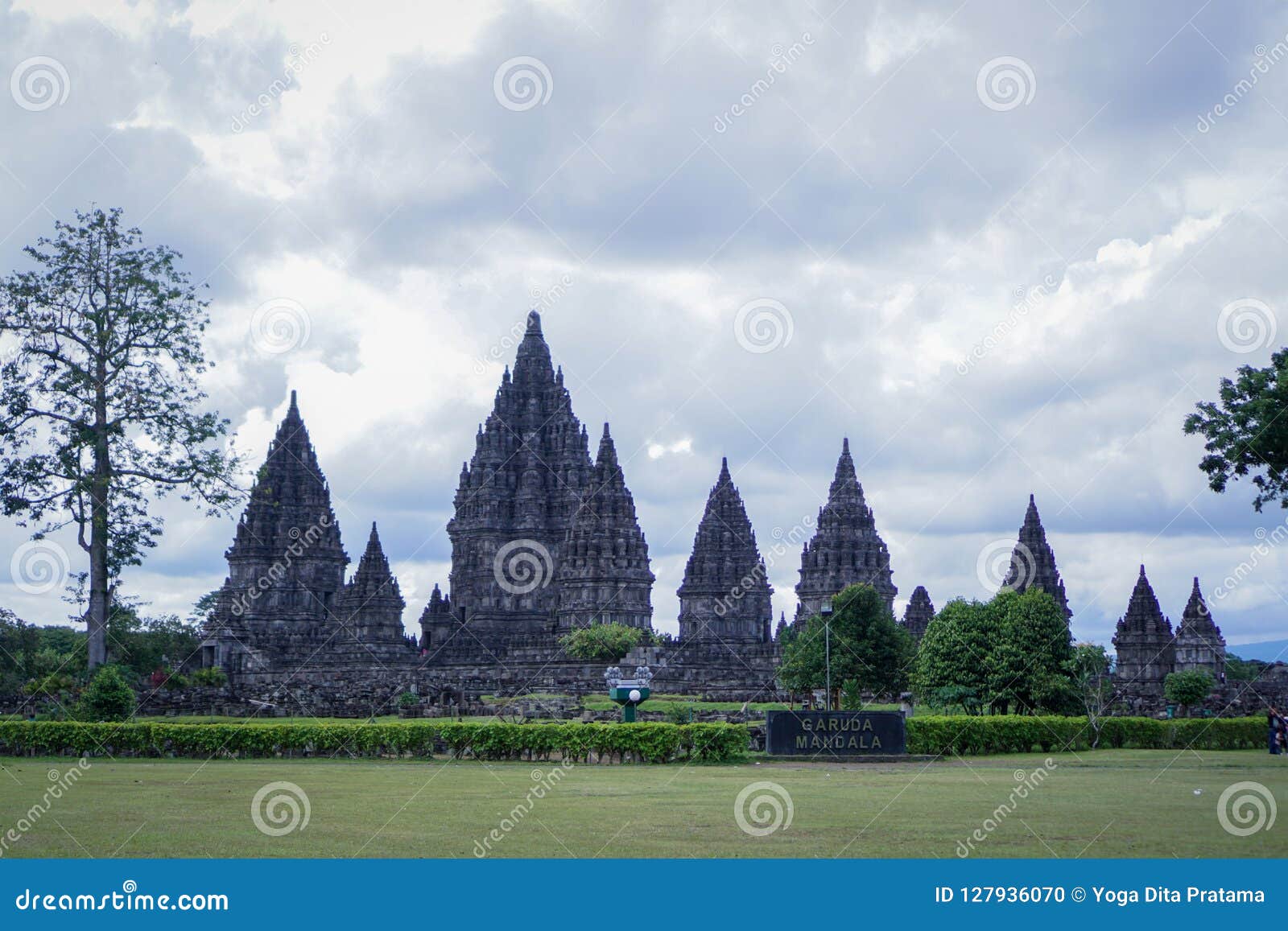 Prambanan Temple from Garuda Mandala Side Stock Photo - Image of ...