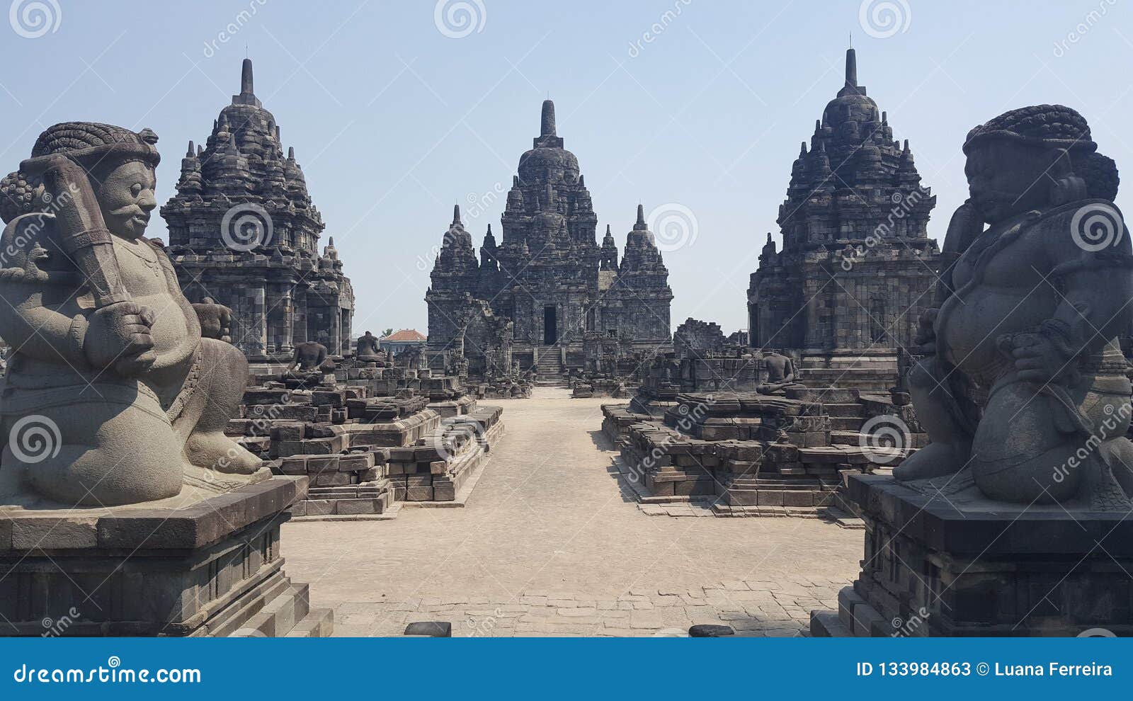 Prambanan Temple stock image. Image of indonesia, prambanan - 133984863