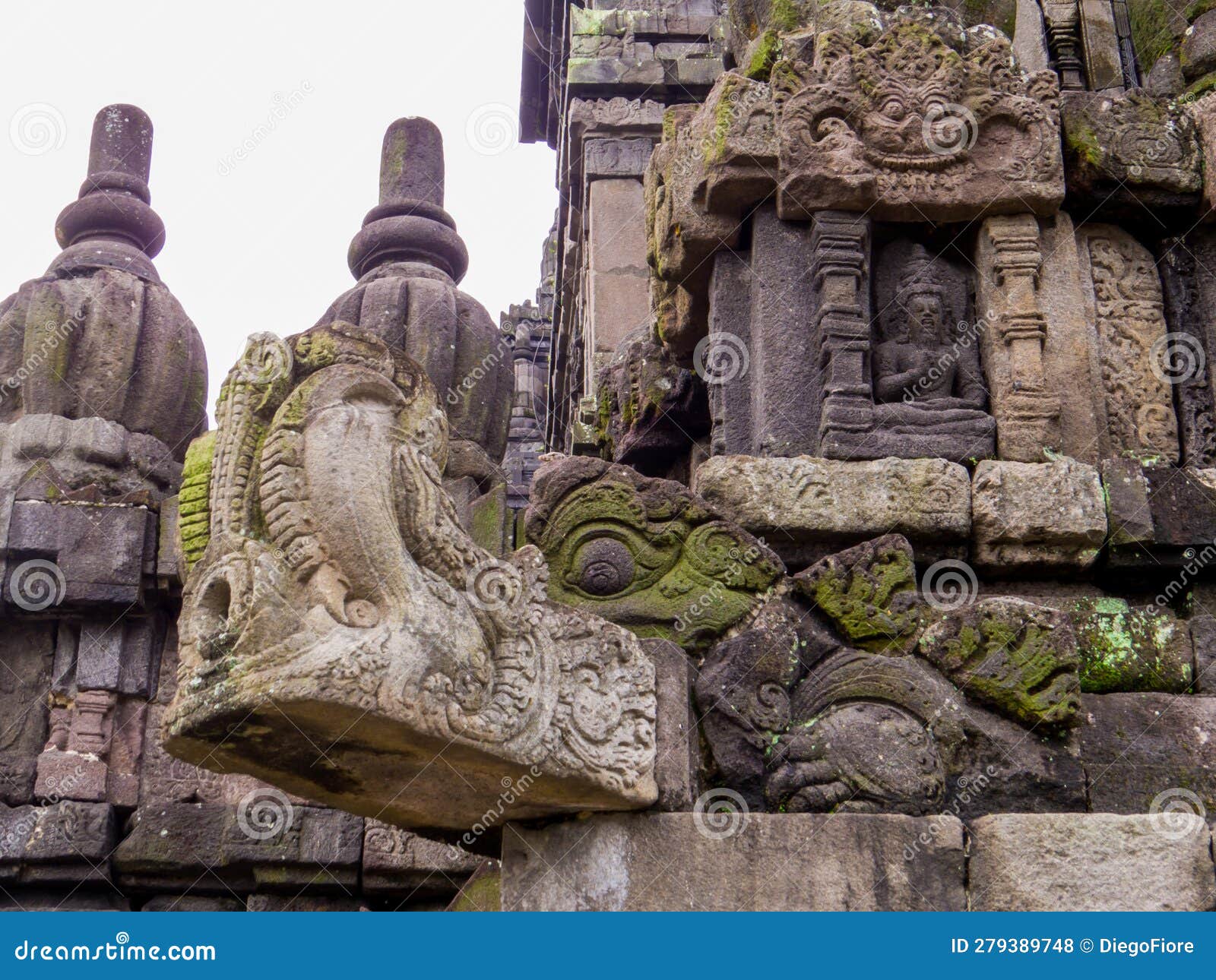 Prambanan Temple, Java, Indonesia Stock Photo - Image of complex, ruin ...