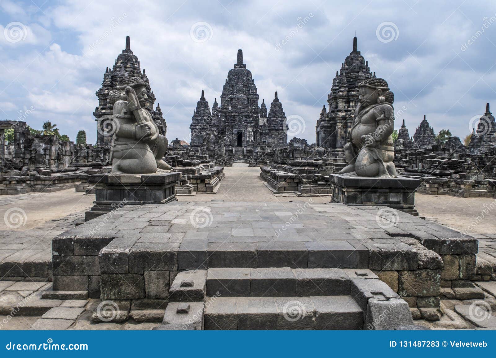 The Prambanan Temple, Java, Indonesia Stock Image - Image of ...