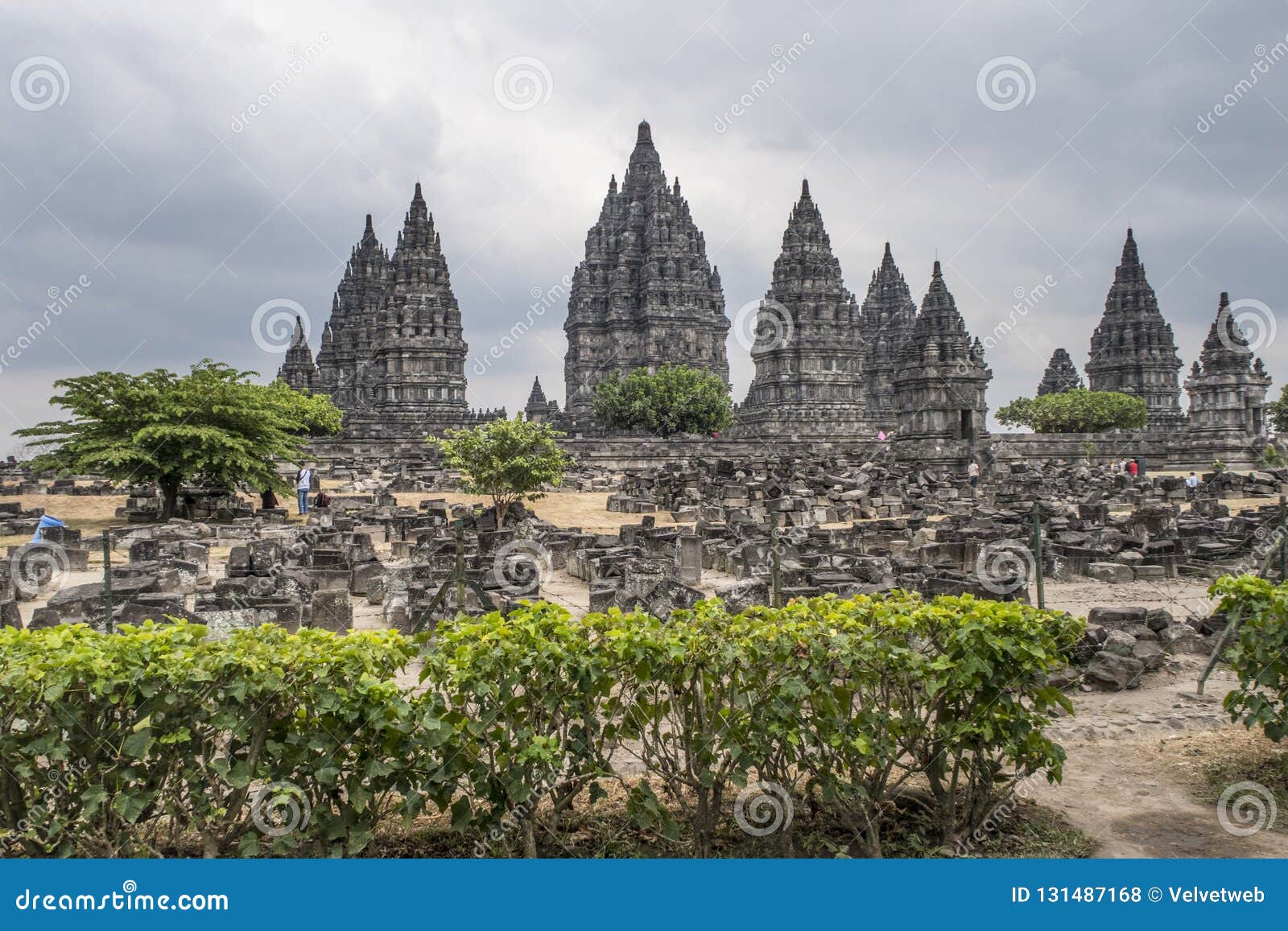 The Prambanan Temple, Java, Indonesia Editorial Stock Photo - Image of ...