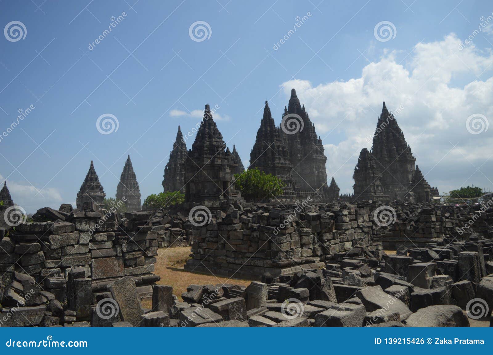 Prambanan Temple Most Beautiful Architecture Stock Photo - Image of ...