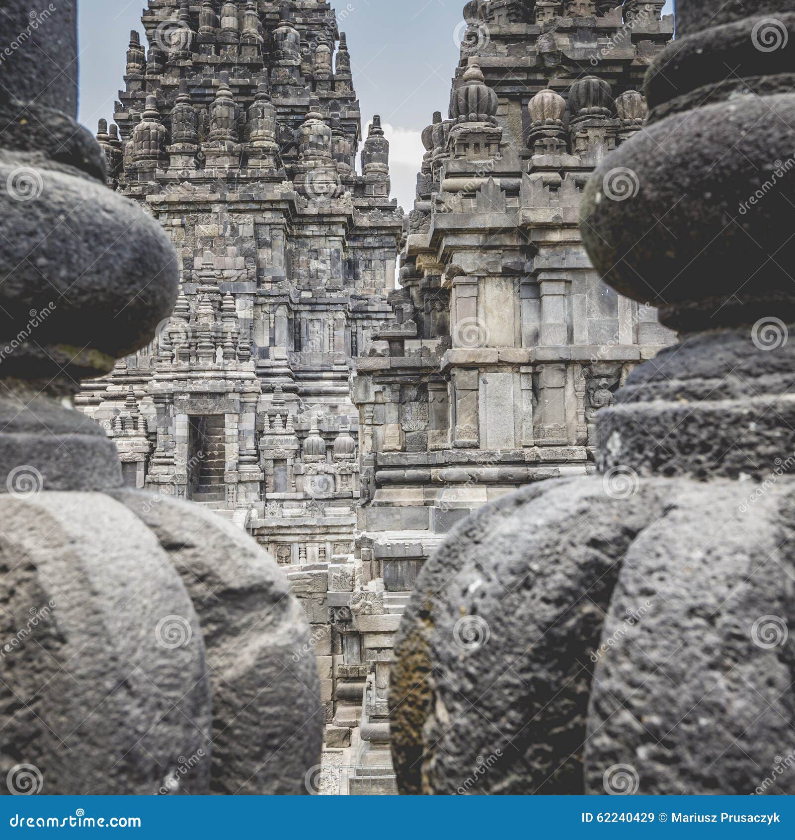 Prambanan Temple Near Yogyakarta on Java Island, Indonesia Stock Image ...