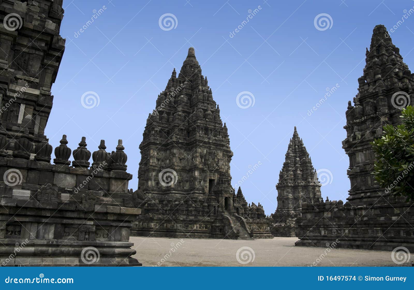 Prambanan Temples. Indonesia .hindu .Ancient Architecture. Stock Photo ...