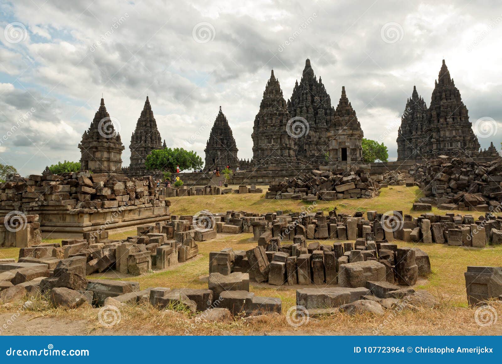 Prambanan Temple Compounds editorial stock image. Image of complex ...