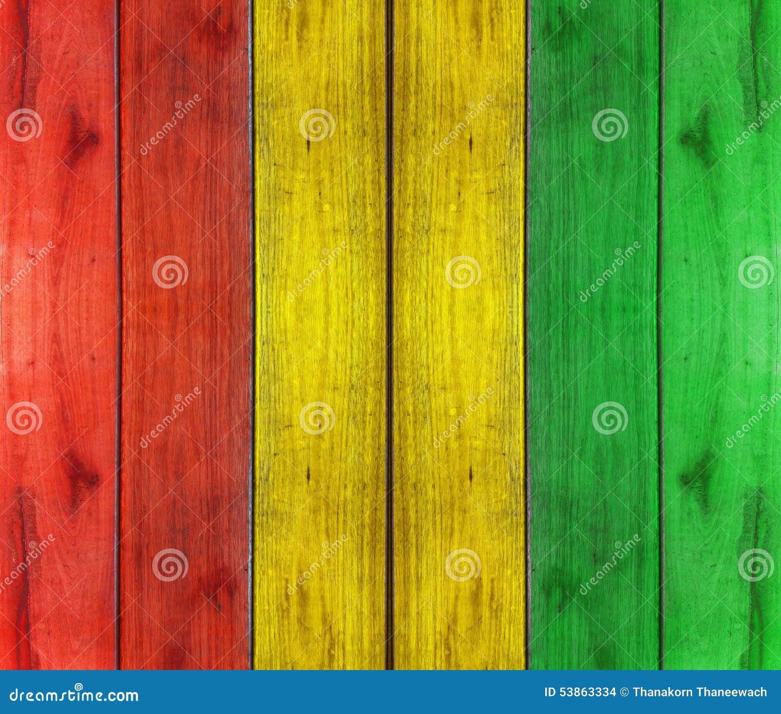 Prancha De Madeira Com Fundo Da Cor Da Reggae Foto de Stock - Imagem de ...