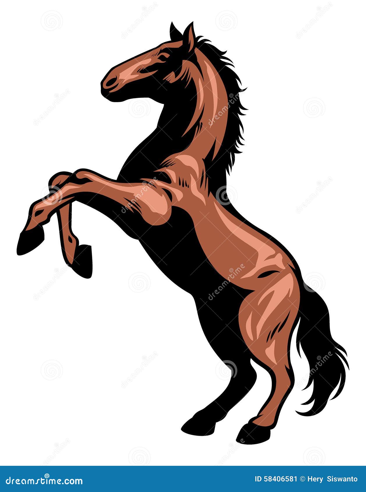 Prancing Horse One Line Art. Continuous Line Drawing Of Young Steed ...