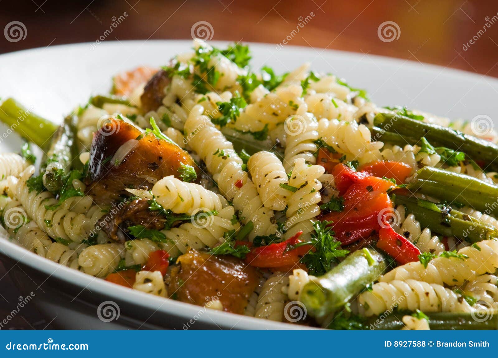 Pranzo Italiano Della Pasta Fotografia Stock - Immagine di aglio ...
