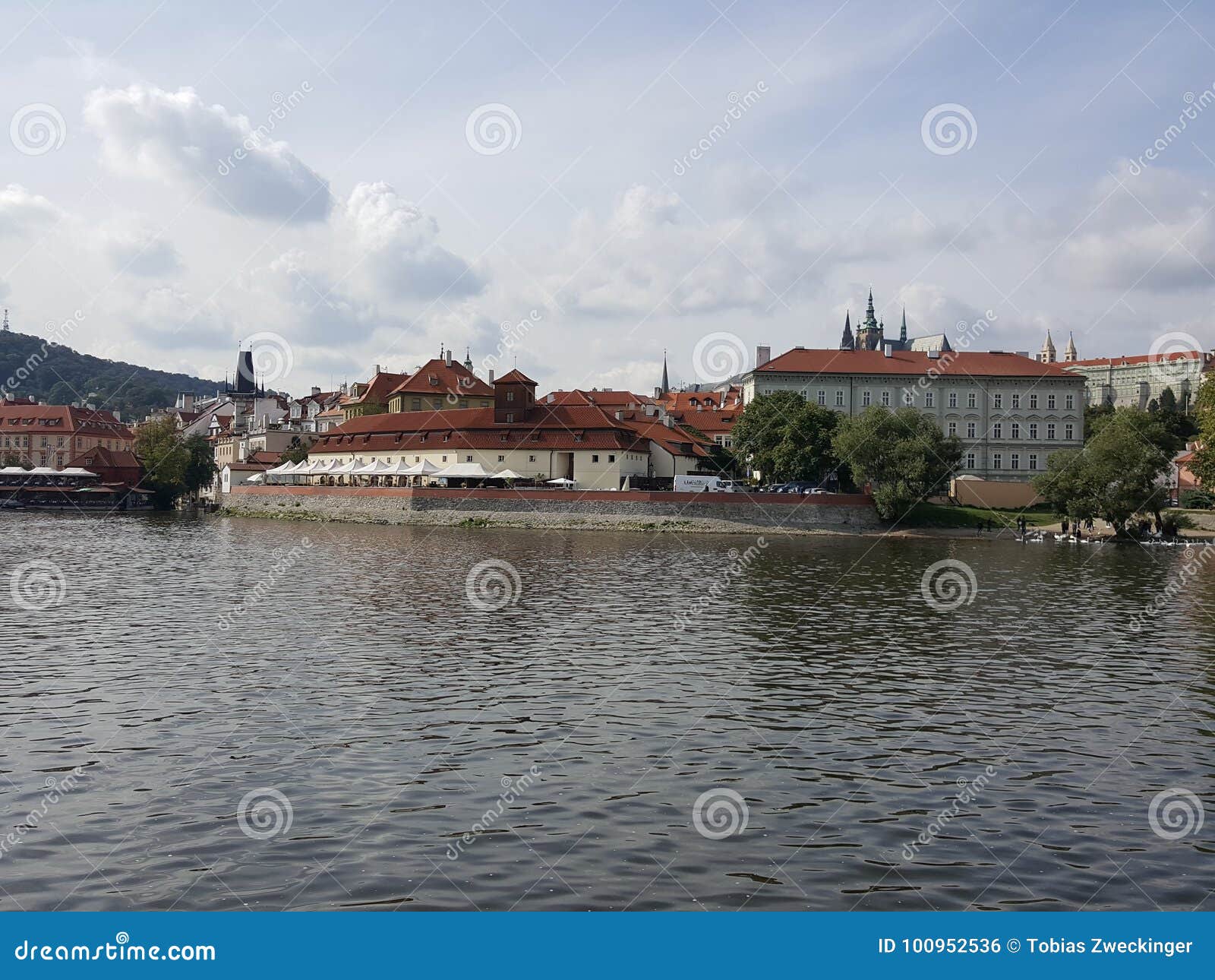 Praq stock photo. Image of reflection, boating, channel - 100952536