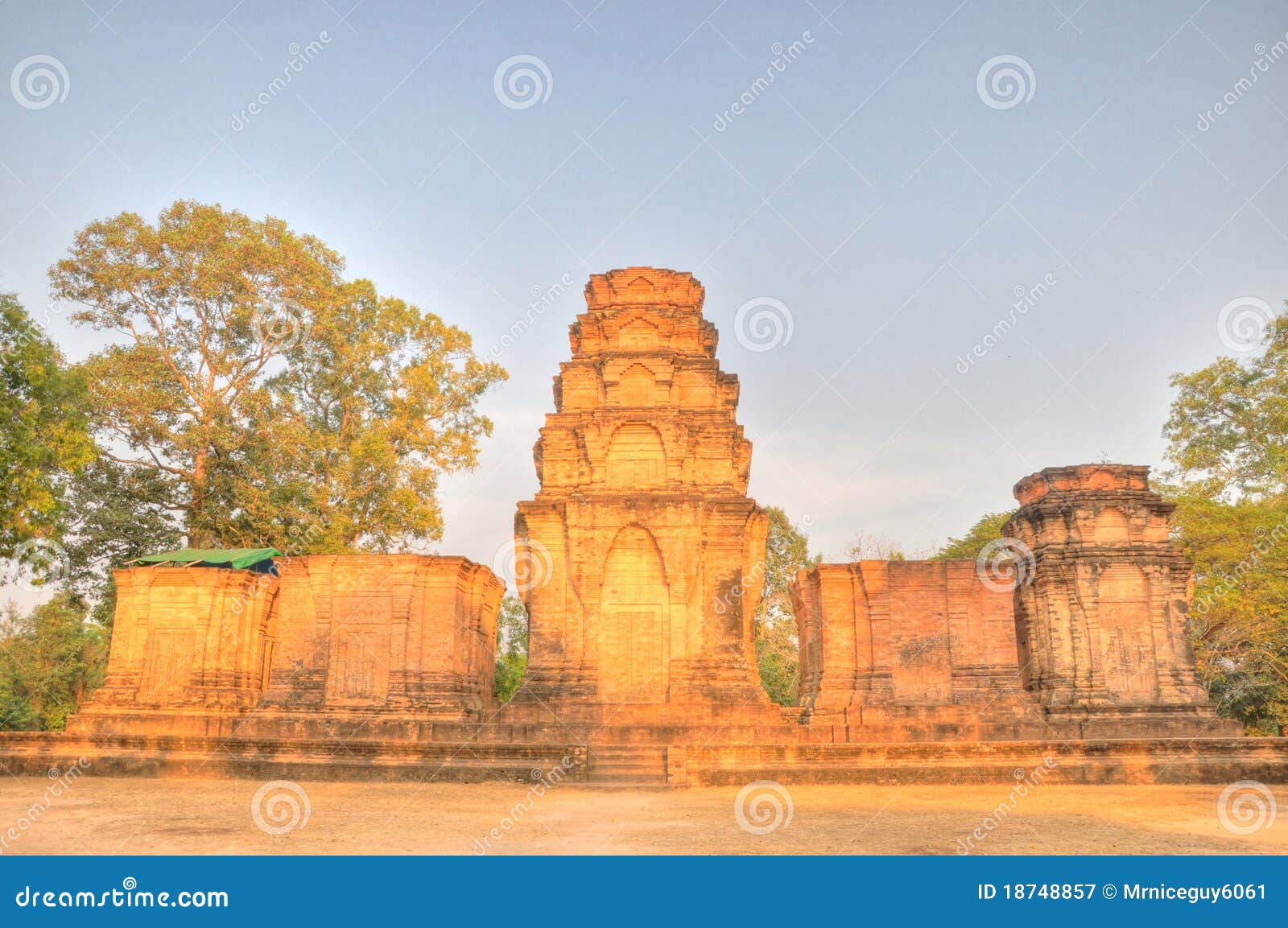 Prasat Kravan Temple stock image. Image of asia, khmer - 18748857