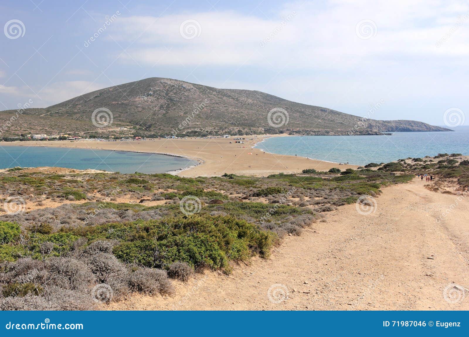 Prasonisi, Rhodos, Griekenland Stock Foto - Image of wind, vakantie ...