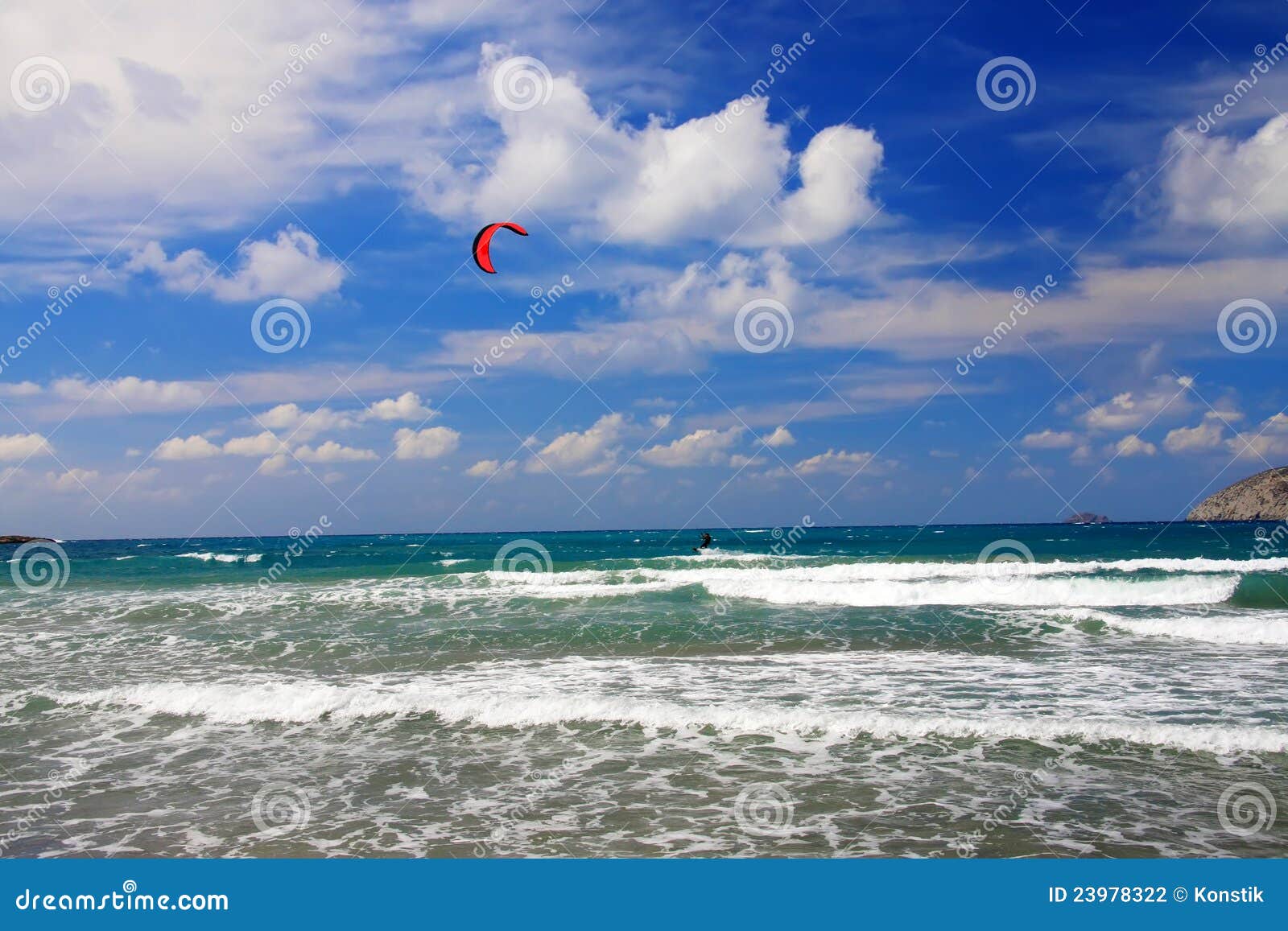 Prasonisi.a Windsurfing Resort.Landscape Stock Photo - Image of island ...