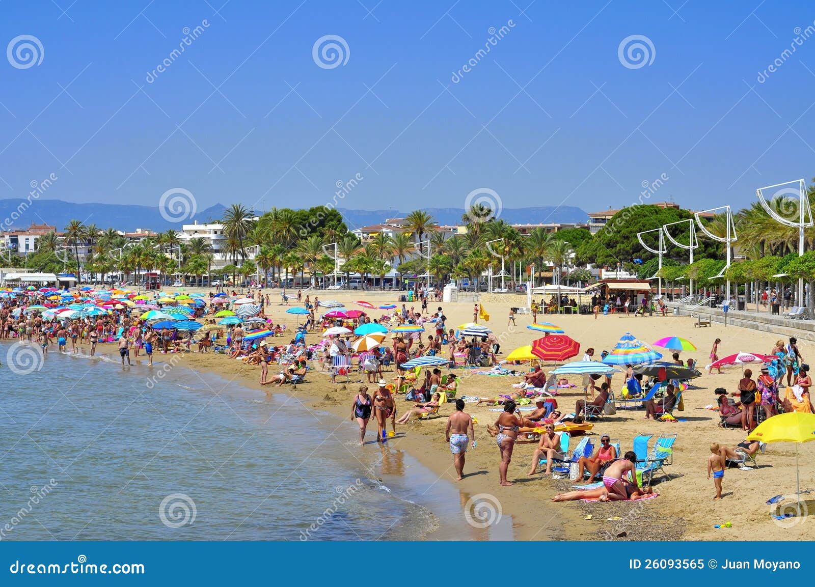 Prat De En Fores Beach, in Cambrils, Spain Editorial Image - Image of ...