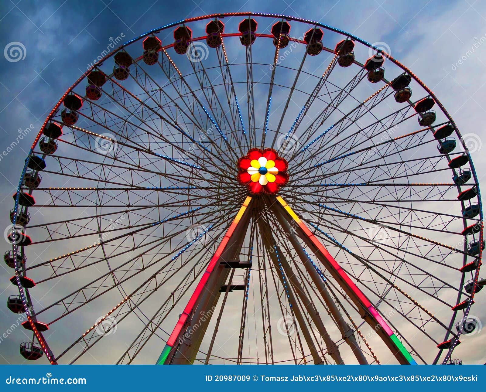 Prater - Ferry Wheel, Vienna Stock Image - Image of europe, color: 20987009