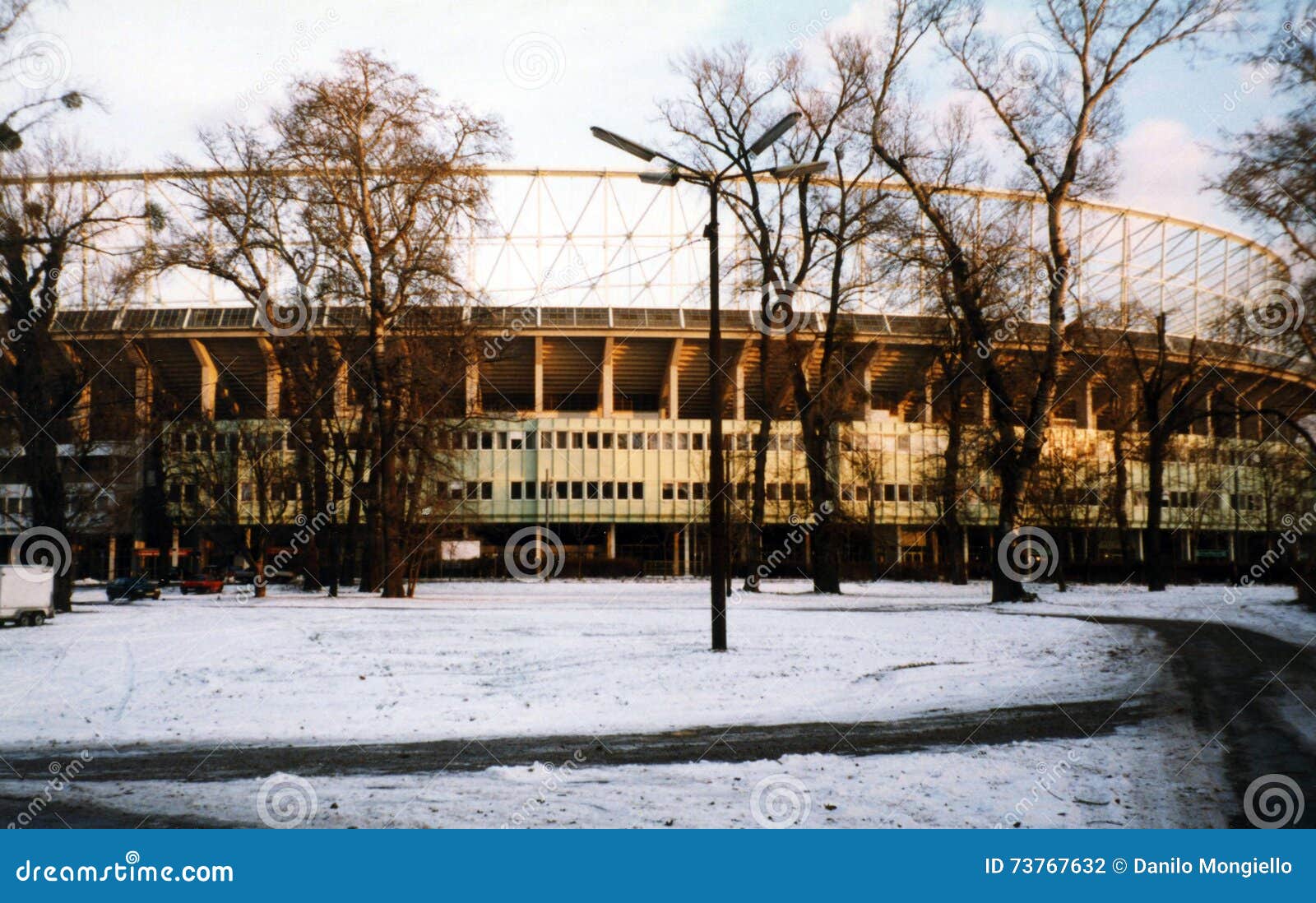 Prater stadium editorial photography. Image of snow, cold - 73767632