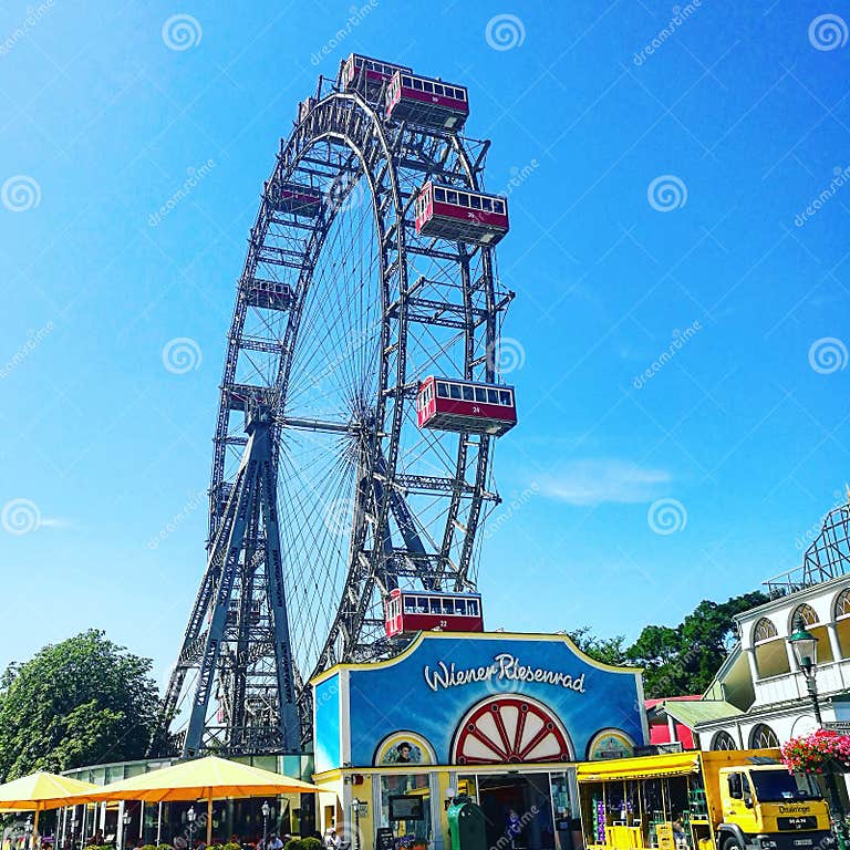 Prater wheel editorial image. Image of prater, carousel - 95880345