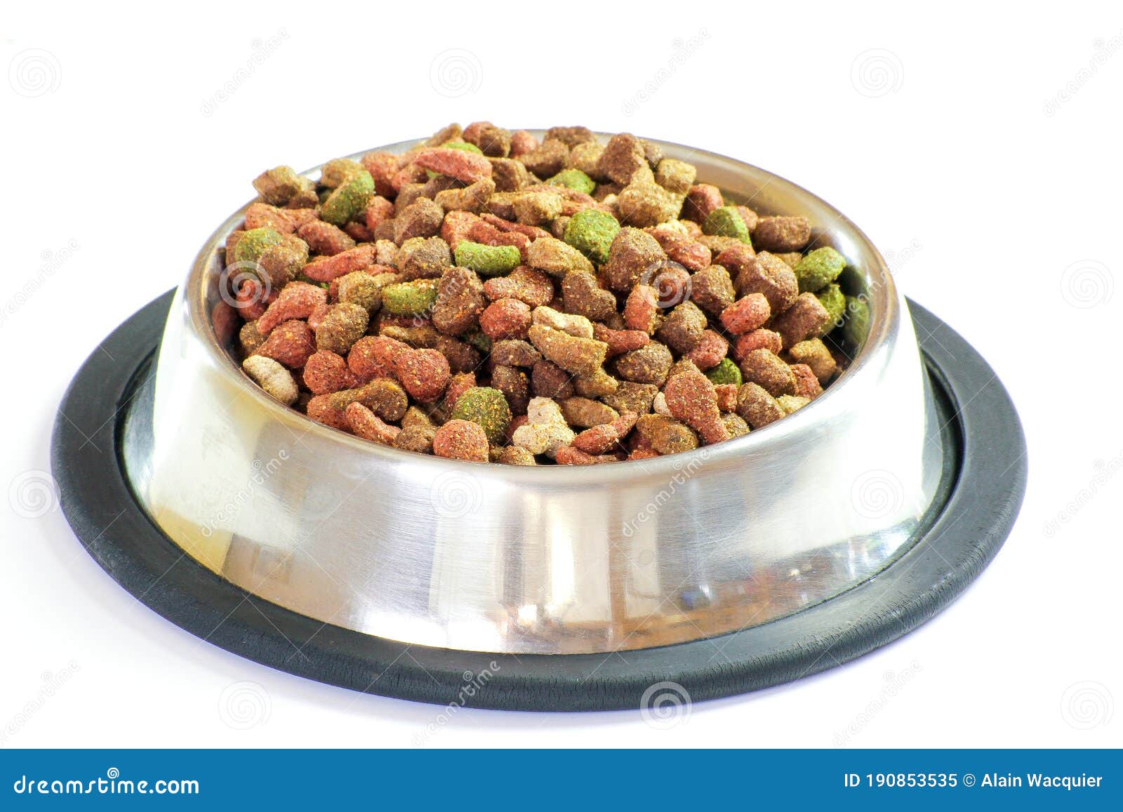 Prato Cheio De Comida De Gato Imagem de Stock - Imagem de fundo ...