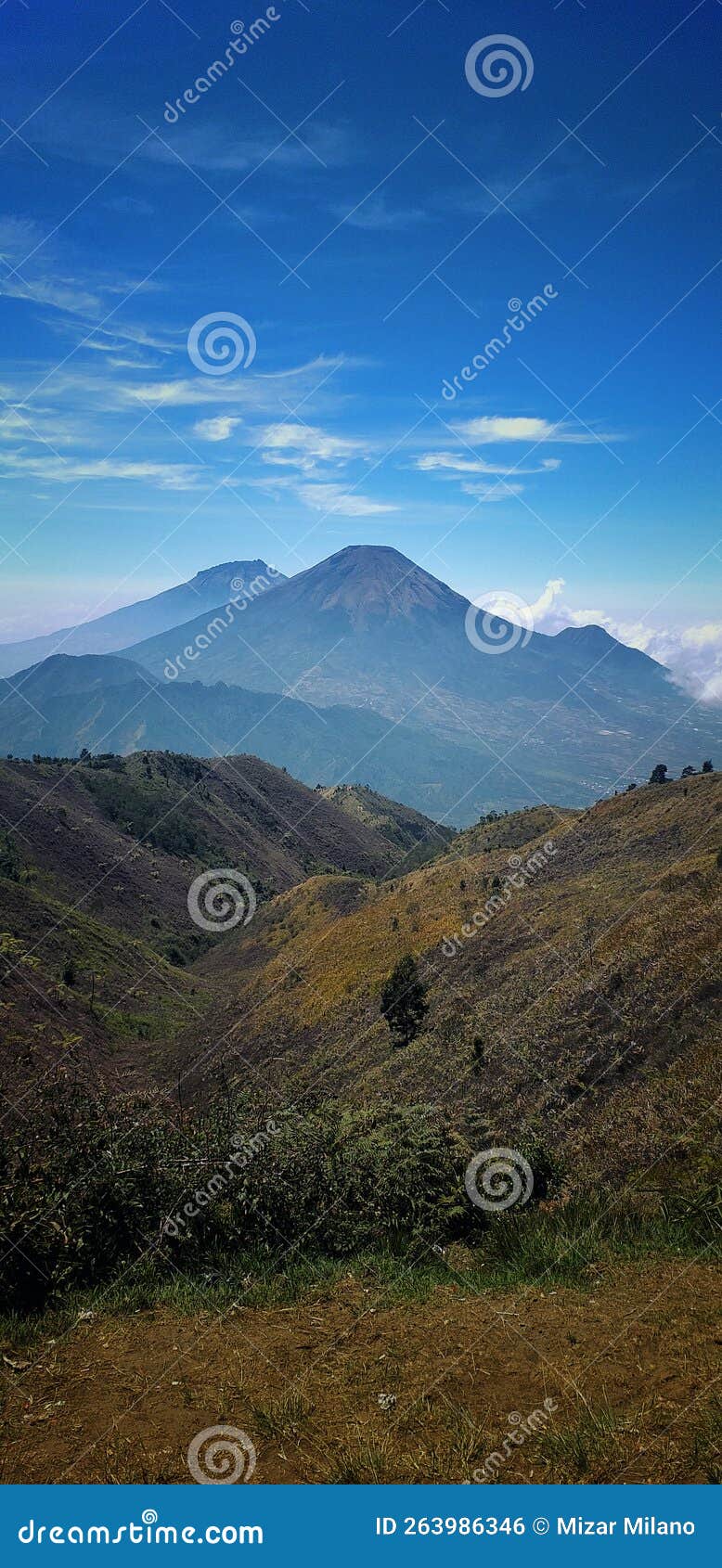 Prau Mountain Dieng Central Of Java Indonesia Stock Photography | CartoonDealer.com #263986346