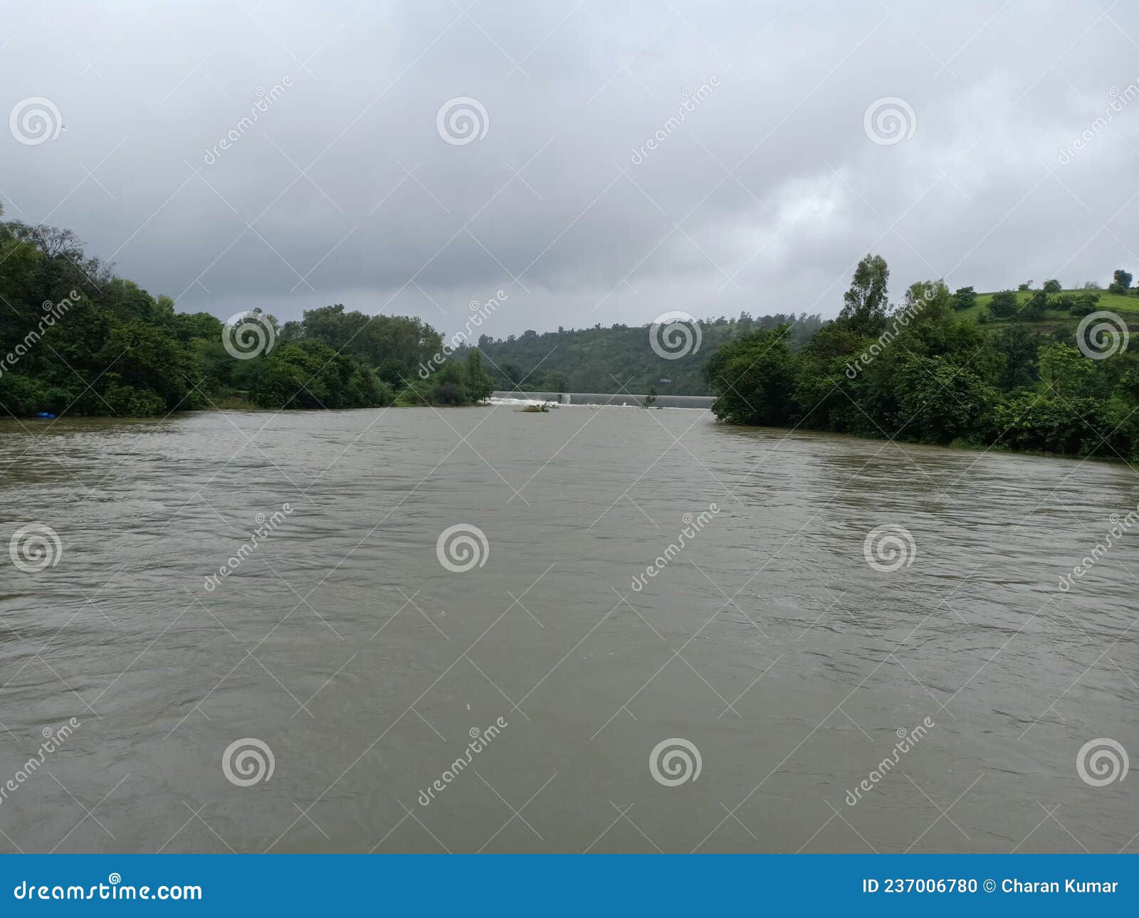 Pravara River Flowing in Maharashtra Stock Photo - Image of flowing ...