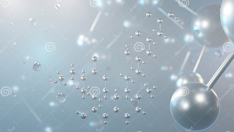 Pravastatin Molecular Structure, 3d Model Molecule, Pravachol ...