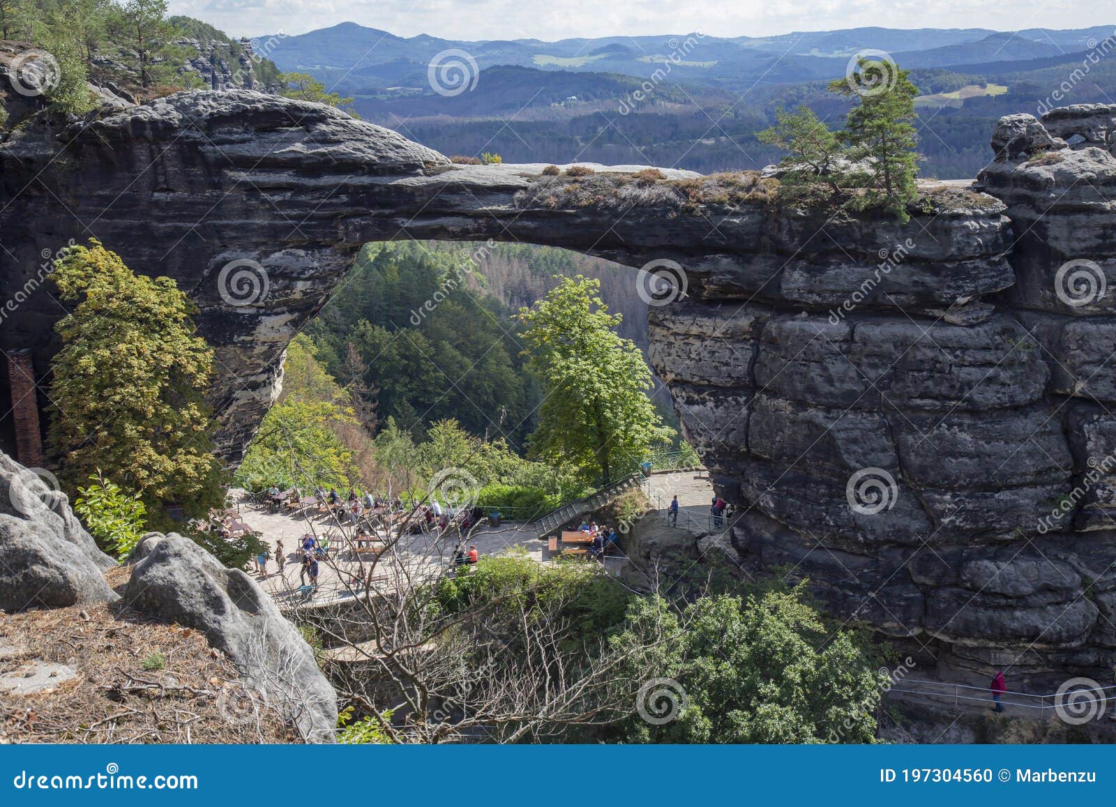Pravcicka Gate The Largest Natural Arch In Europe, Czech-Saxon ...