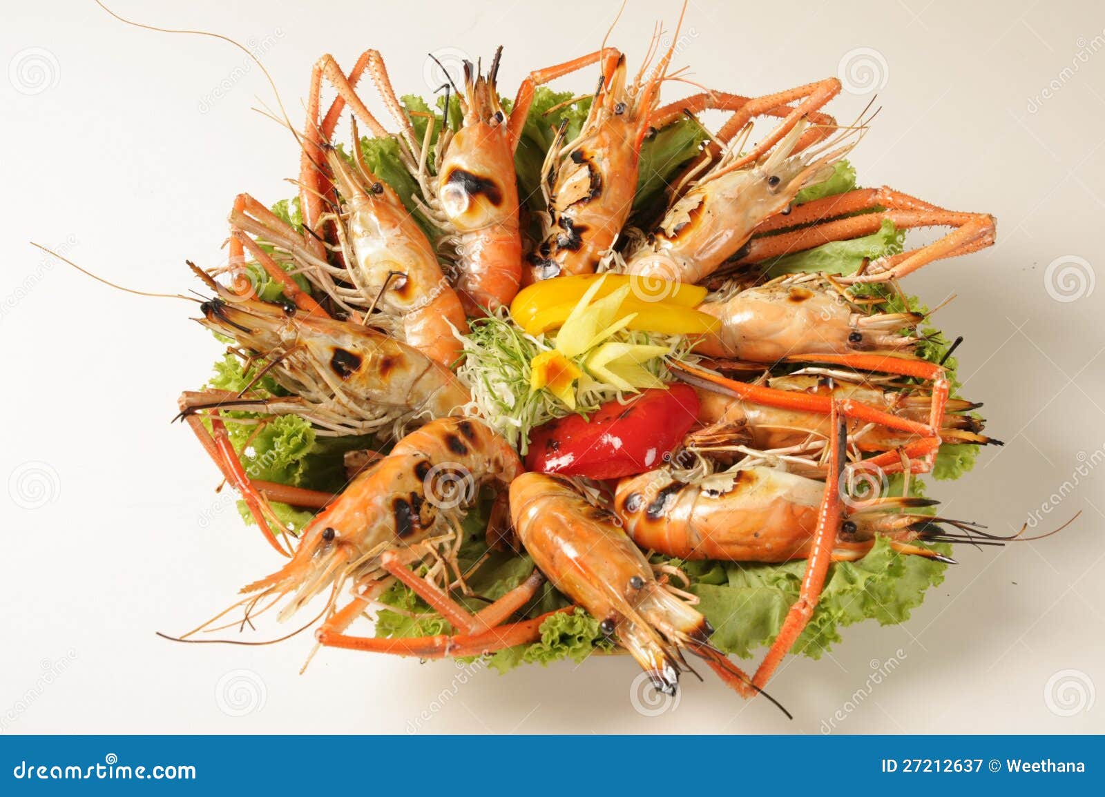 Prawn stock image. Image of eating, closeup, barbecue - 27212637