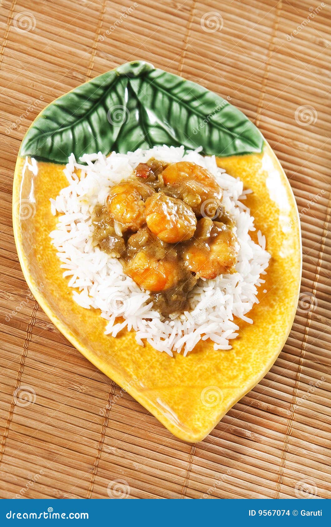 Prawn curry stock photo. Image of indian, pasanda, rice - 9567074