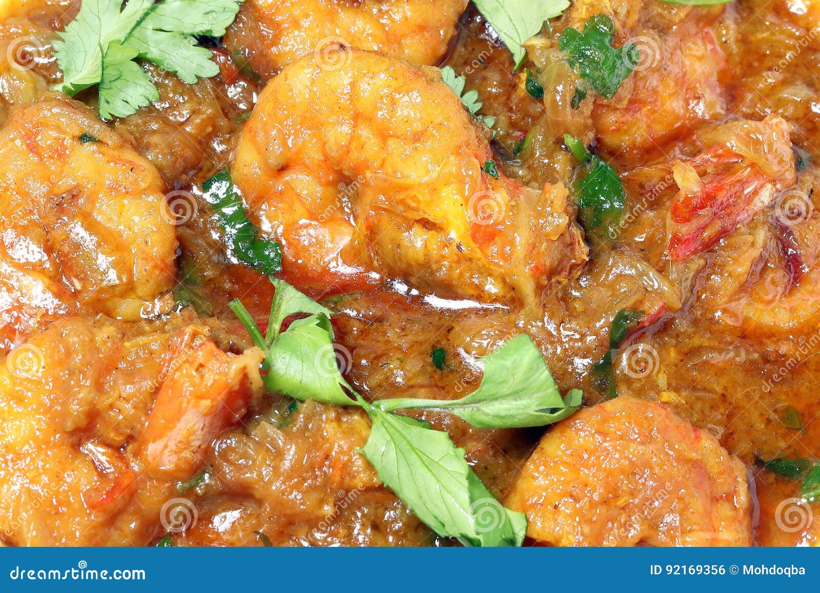 Prawn Curry Dopiaza stock photo. Image of chili, tasty - 92169356