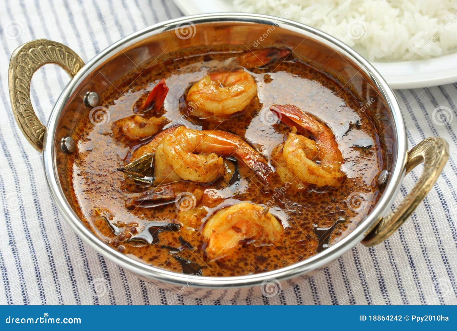 Prawn curry , indian food stock photo. Image of indian - 18864242
