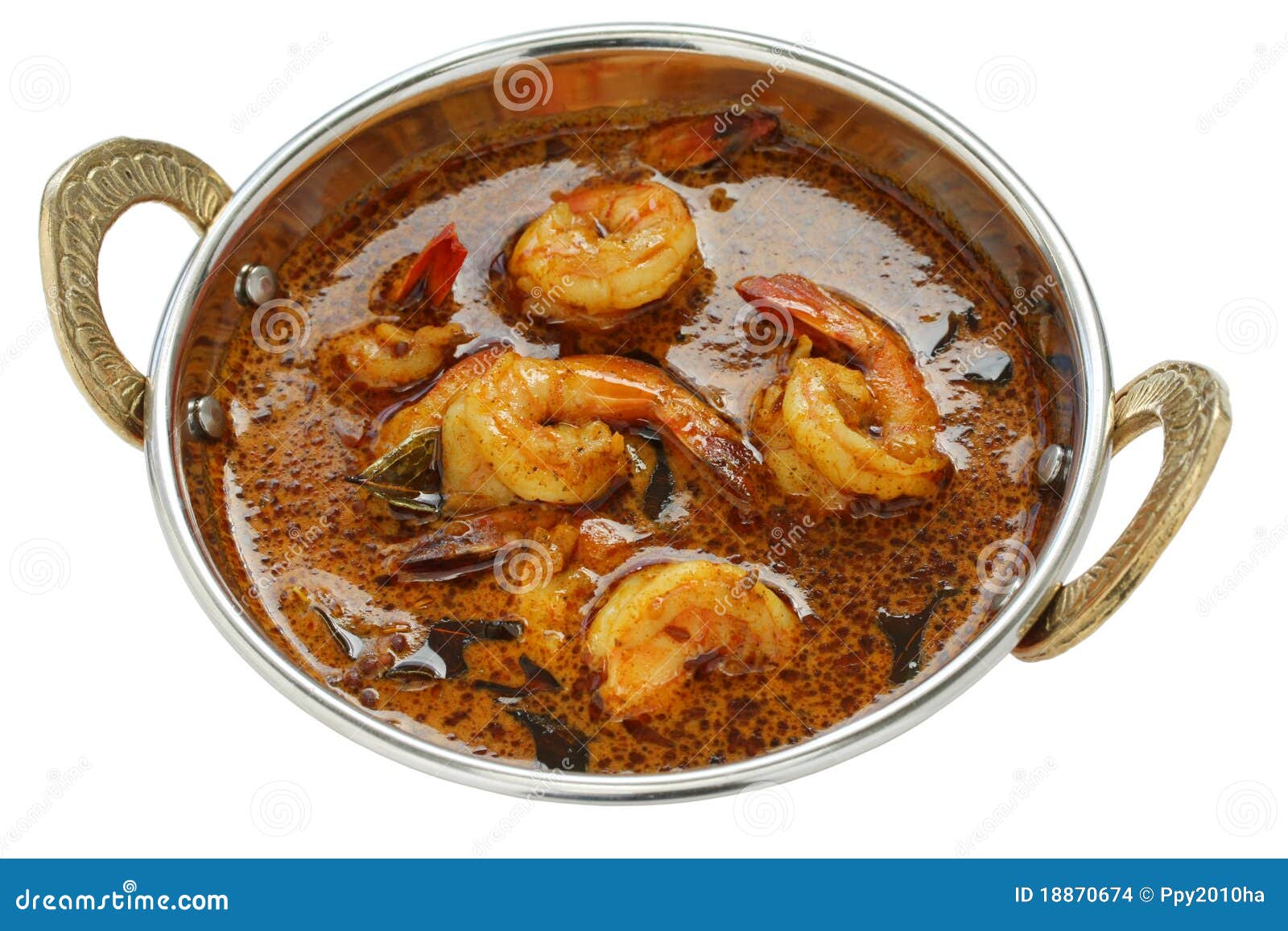 Prawn curry , indian food stock photo. Image of cuisine - 18870674