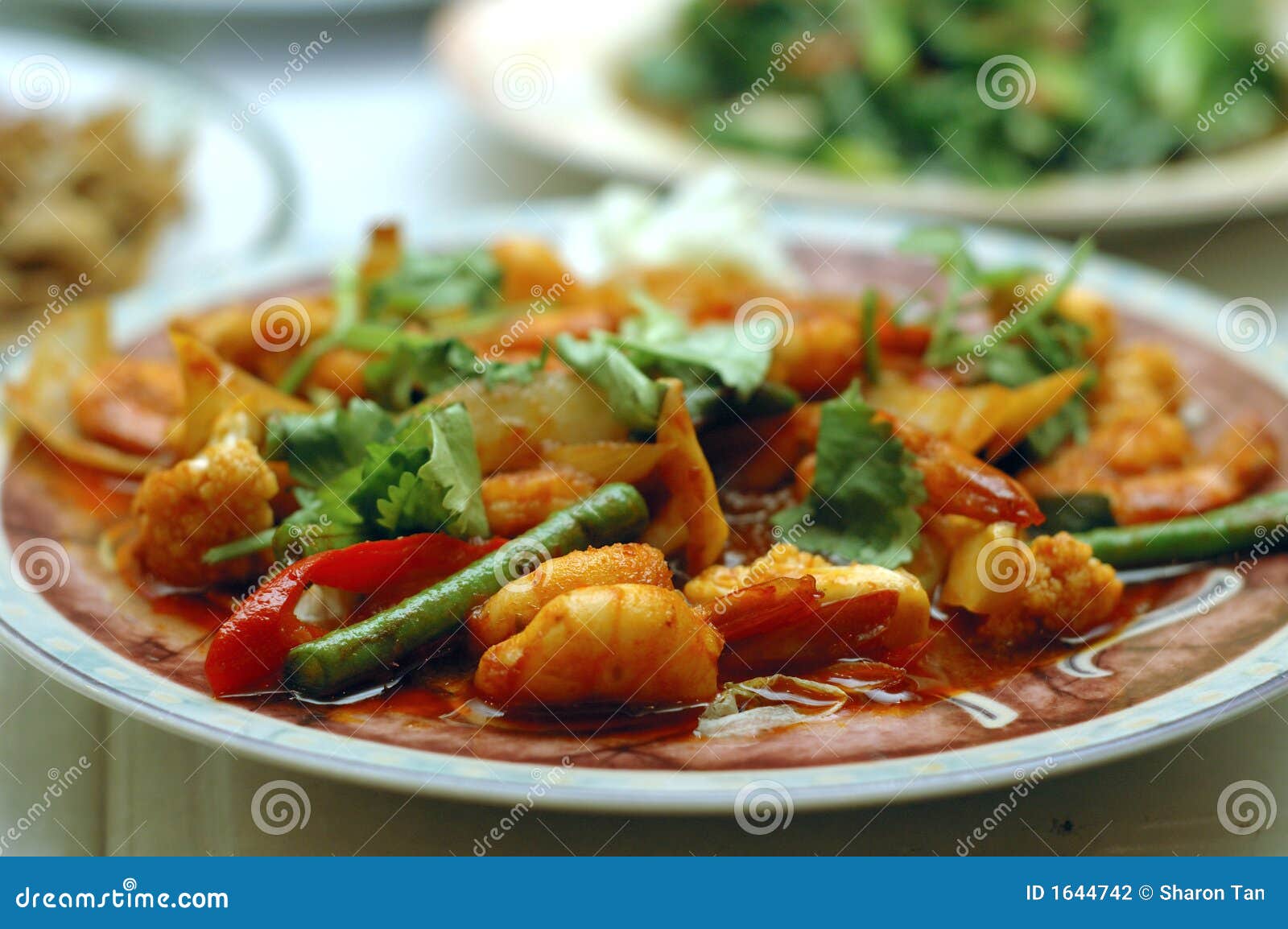Prawn dish stock photo. Image of main, food, chili, seafood - 1644742