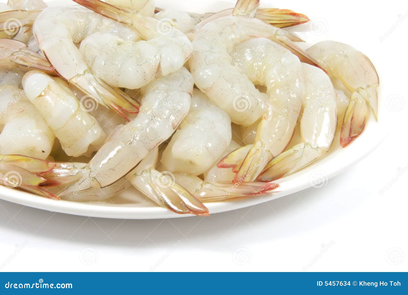 Prawn Dish Raw and Fresh stock photo. Image of prawn, dish - 5457634