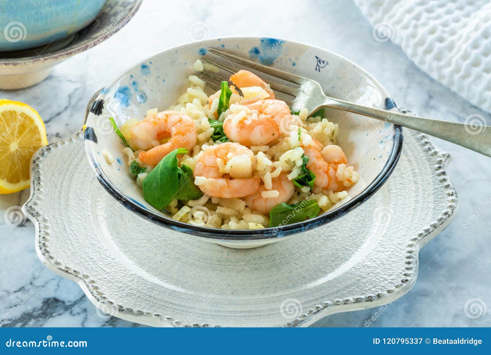 Prawn, Fennel and Rocket Risotto Stock Image - Image of cooking, fennel ...