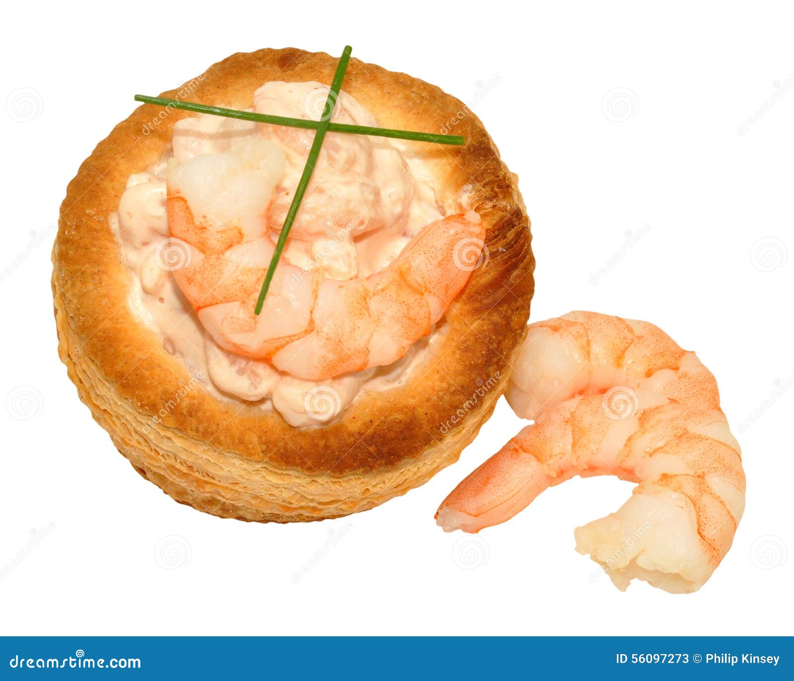 Prawn Filled Vol Au Vent stock image. Image of appetizer - 56097273