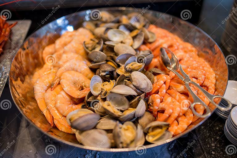 Prawn Shellfish Mussel Seafood Stock Image - Image of shellfish ...