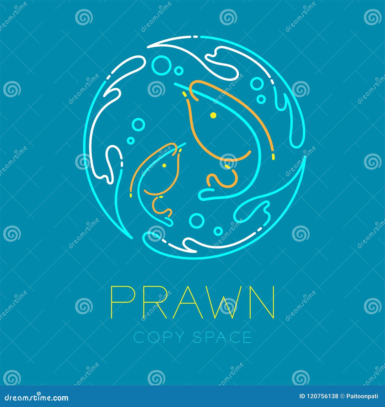 Outline Prawn Vector Icon. Isolated Black Simple Line Element ... Outline Prawn Vector Icon. Isolated Black Simple Line Element ...
