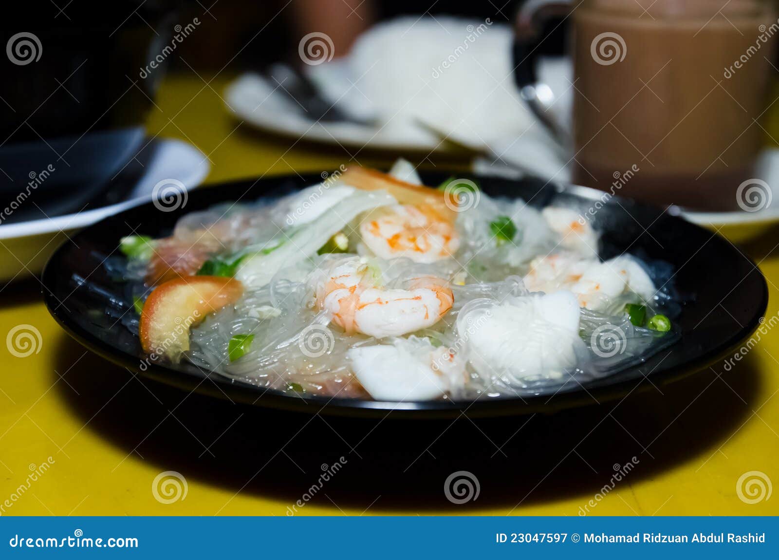 Prawn in Sohoon Noodle stock image. Image of marine, sohoon - 23047597