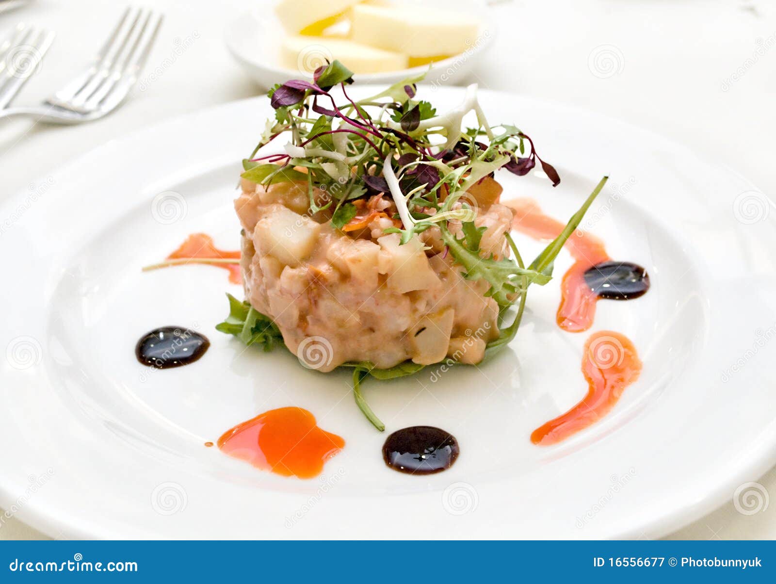 Prawn Starter stock image. Image of plate, shrimp, starter - 16556677
