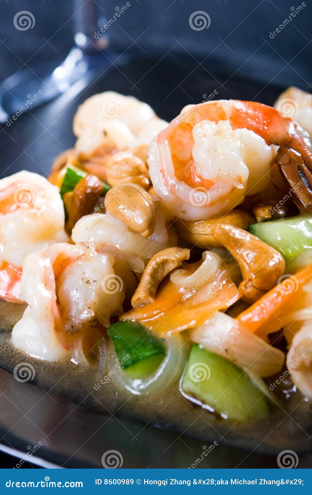 Prawn stir fry stock image. Image of pepper, cuisine, prepared - 8600989