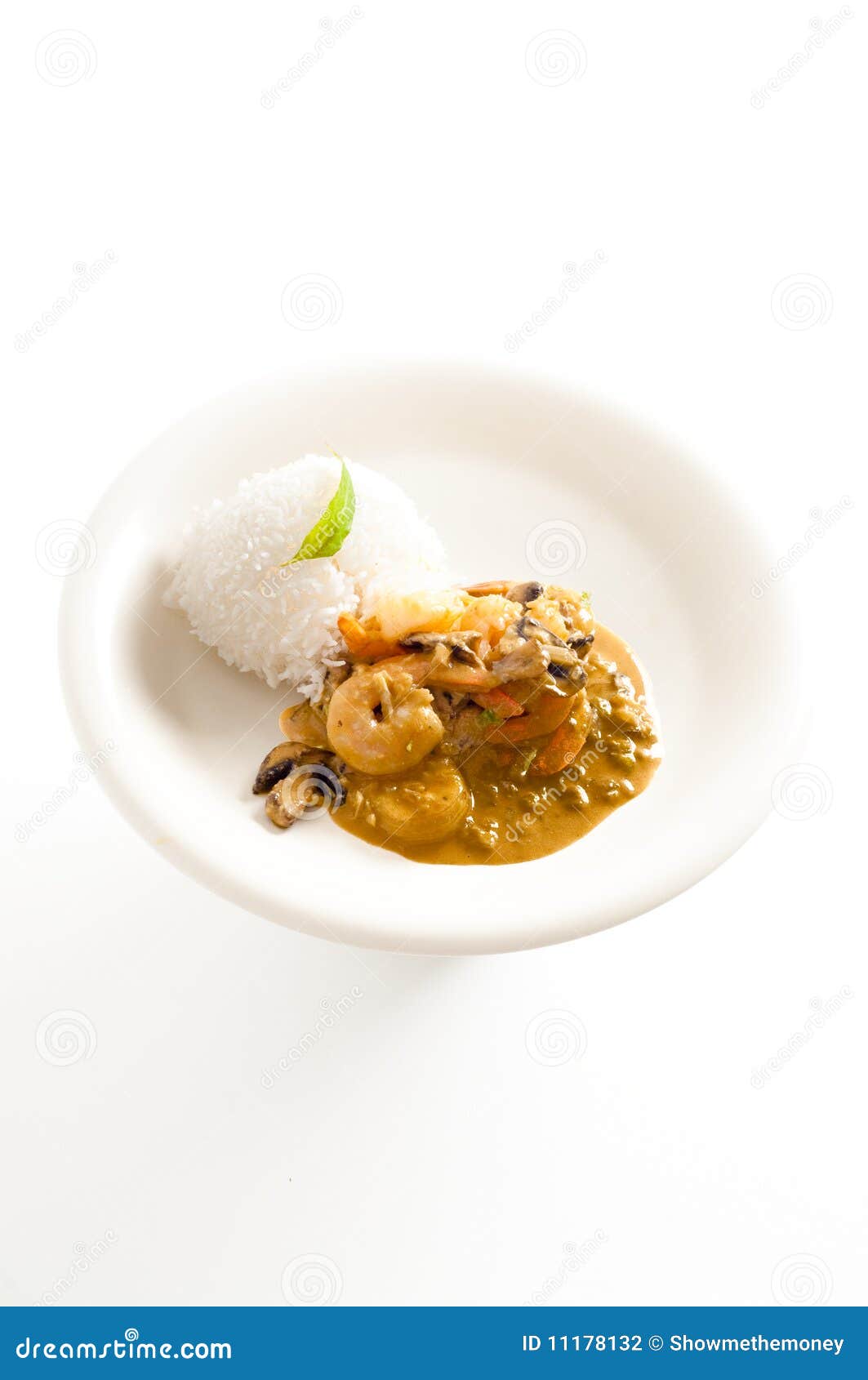 Prawn thai dish stock photo. Image of main, asian, plate - 11178132