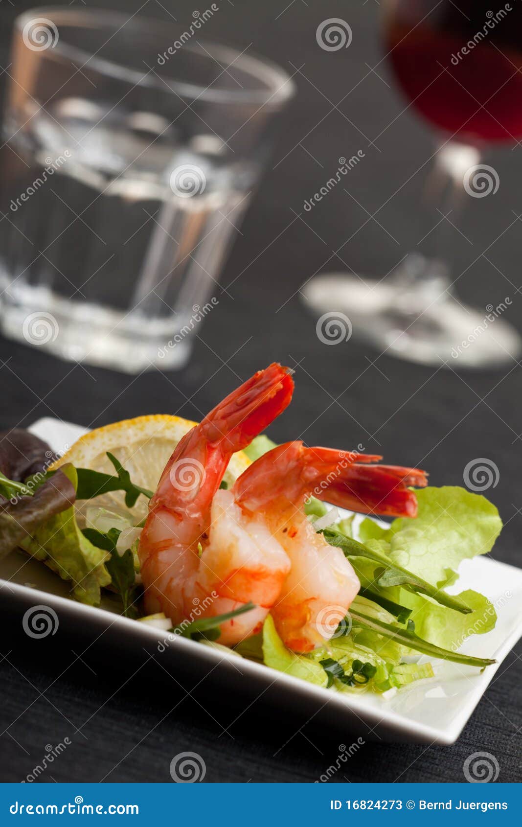 Prawns stock image. Image of edge, plate, starter, orange - 16824273