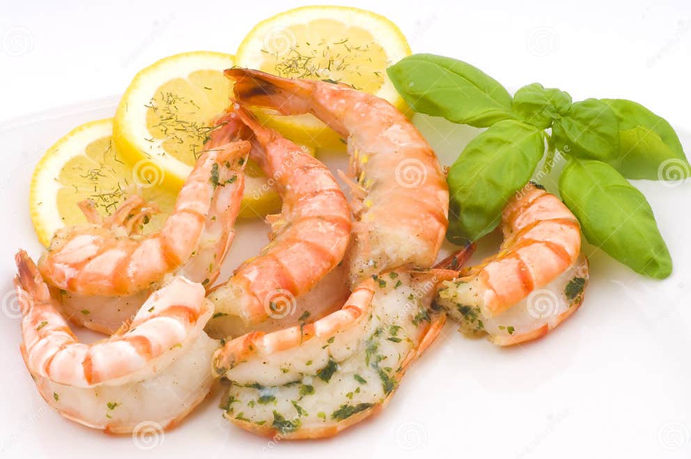 Prawns stock photo. Image of garlic, delicatessen, gourmet - 8346962