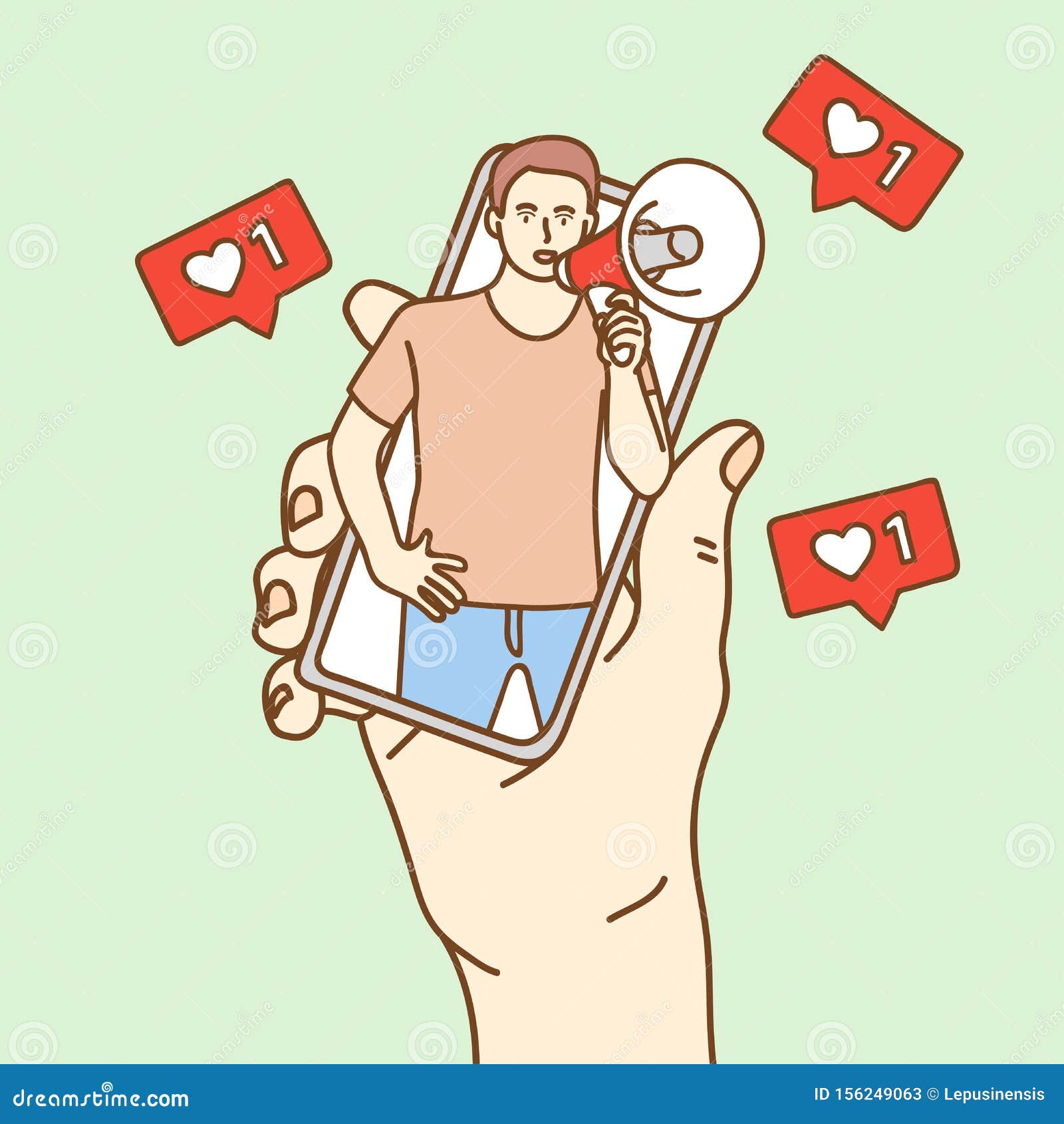 Influencer Marketing Concept, Blogger Promotion Services and Goods for ...