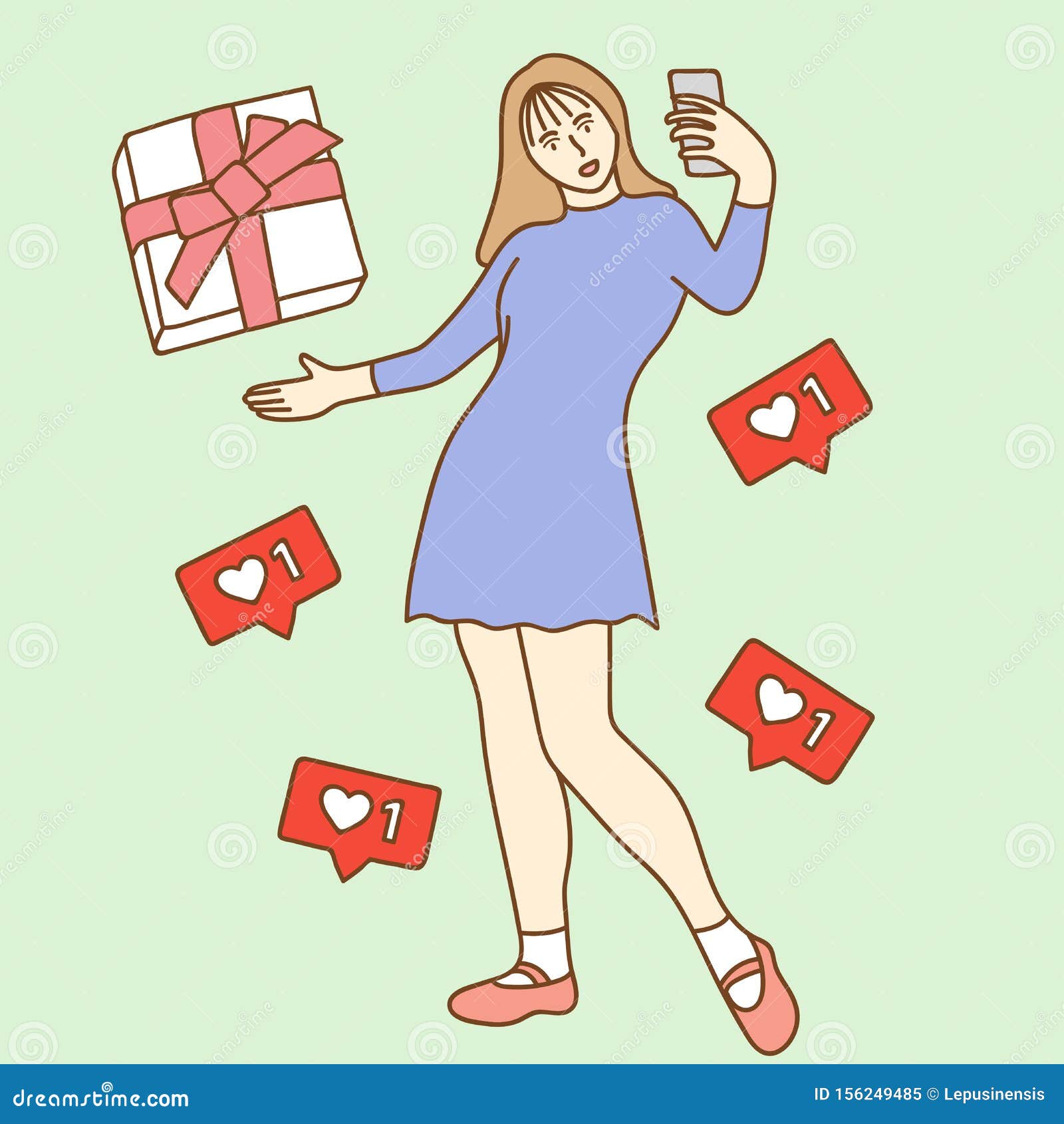 Influencer Marketing Concept, Blogger Promotion Services and Goods for ...