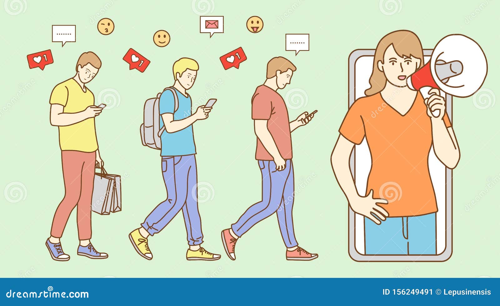 Influencer Marketing Concept, Blogger Promotion Services and Goods for ...